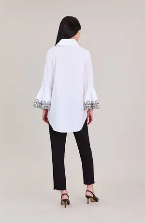 Anne Fontaine Doja Embroidered Shirt