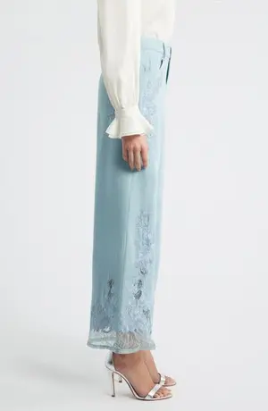 Kobi Halperin Adaline Embroidered Lace Jeans