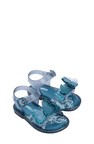 Melissa Fly Iii Sandal - Glitter Blue