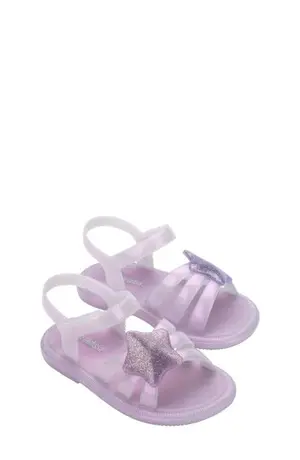 Melissa Hip Sky Sandal Pearlish/glitter Purple