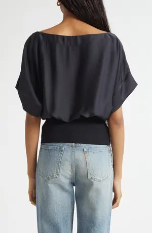 Ramy Brook Amor Bateau Neck Top