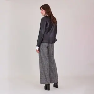 Anne Fontaine Trevise Plaid Trousers