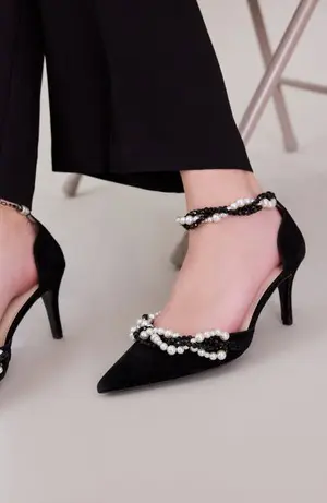 Anne Fontaine Lily Pearl Stiletto Heel