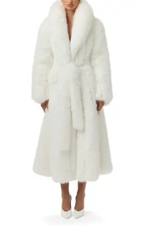 Naked Wardrobe Faux Fur Coats For Women