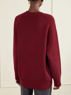 Gucci Embroidered Wool And Cashmere-blend Sweater