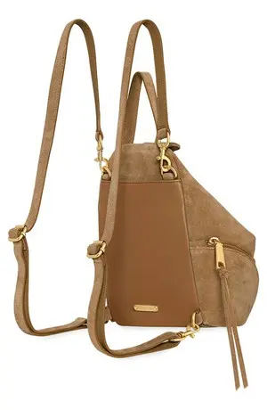 Rebecca Minkoff Mini Julian Fringe Suede Convertible Backpack