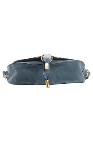 Chloé Mini Marcie Suede Camera Bag - Ashes Blue