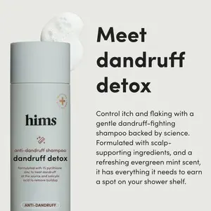 HIMS & HERS Dandruff Detox Shampoo Purifying, Soothing
