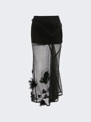 Victoria Beckham Black Wash Skirts