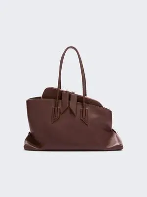 Attico La Passeggiata Medium' Top Handle Bag - Brown