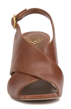 Vince Camuto Ameira Slingback Wedge Sandal - Brandy