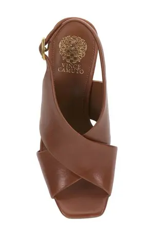 Vince Camuto Ameira Slingback Wedge Sandal - Brandy