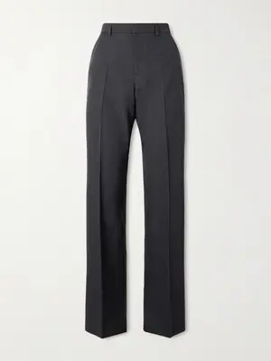 Gucci Striped Wool Straight-leg Pants
