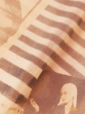 JEAN PAUL GAULTIER Journal Printed Mesh Tank