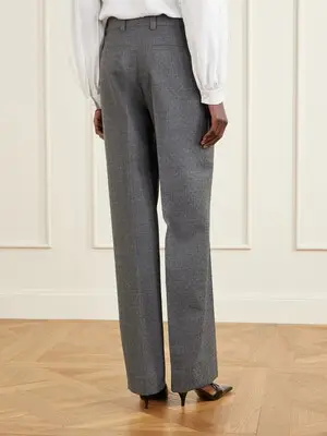 Gucci Wool-crepe Straight-leg Pants
