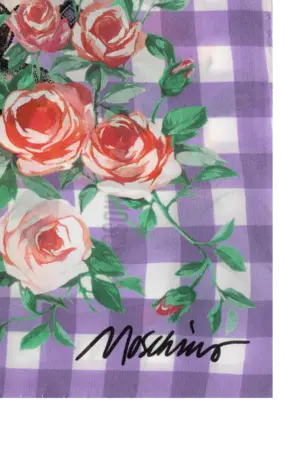 Moschino Silk Scarf With Print