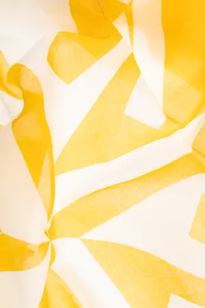 Moschino Scarf With Logo - Yellow