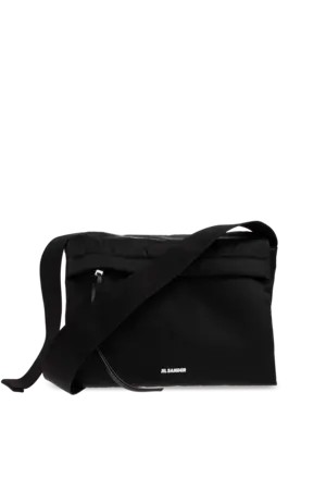 JIL SANDER Shoulder Bag With Logo - Black