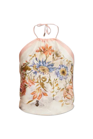 Etro Silk Off-shoulder Top - Multicolour