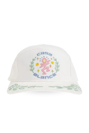 Casablanca Visor Cap - White