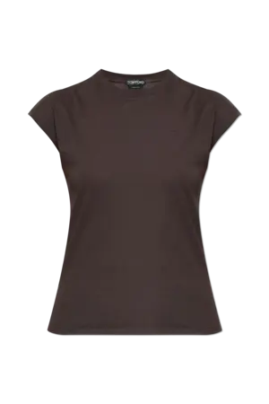 TOM FORD Cotton T-shirt - Brown