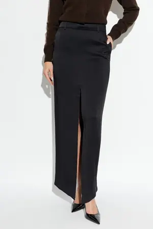 TOM FORD Maxi Satin Skirt With Slit