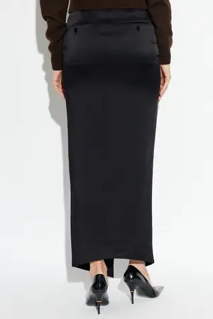 TOM FORD Maxi Satin Skirt With Slit