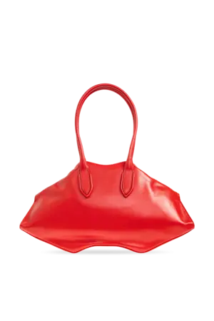Alexander McQueen Manta' Shoulder Bag - Red