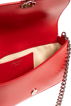 Alexander McQueen Skull Flower Clutch - Red