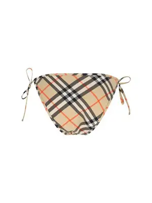 Burberry Check Swim Briefs - Beige