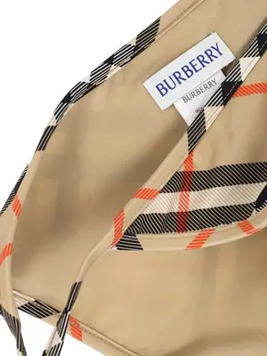 Burberry Check Swim Briefs - Beige