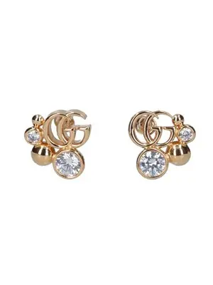 Gucci Gg Logo Stud Earrings