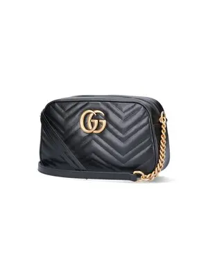 Gucci Gg Marmont Camera Bag - Black
