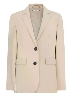 Peserico Buttoned Blazer - Neutrals
