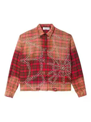 VALE FOREVER Embellished Shirt - Red