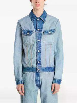 MAISON MARGIELA Flap-pockets Denim Jacket - Blue