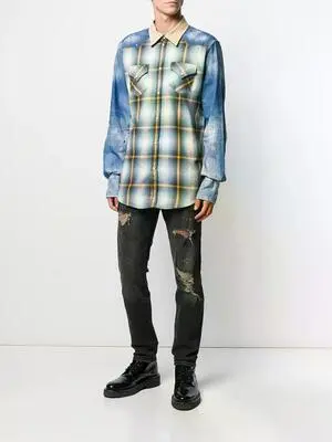 Dsquared2 Patchwork Button Shirt