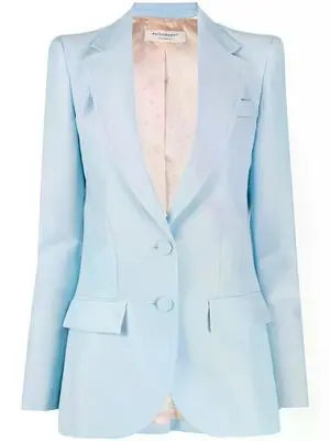 Philosophy Di Lorenzo Serafini Single-breasted Flap Pocket Blazer - Blue