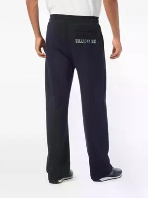 BILLIONAIRE Logo-embroidered Track Pants - Blue