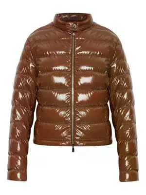 Moncler Quilted Jacket - Brown