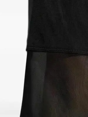 IRO PARIS Mesh-panel Midi Skirt