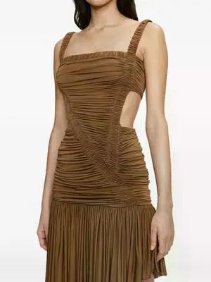 Christopher Esber Orion Cut-out Ruched Top
