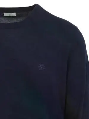 Etro Embroidered Round-neck Sweater