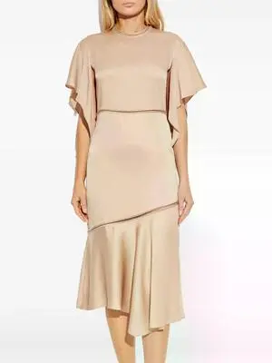Fabiana Filippi Layered Asymmetrical-hem Dress
