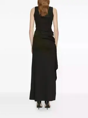 Christopher Esber Open Twist Crystal Pendant Tank Top