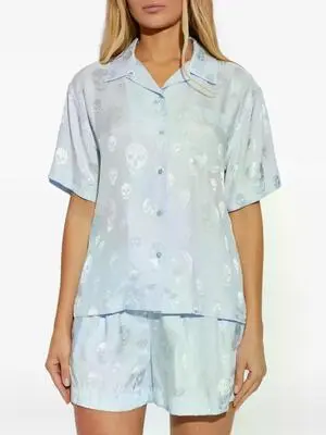 Alexander McQueen Skull-print Button Shirt