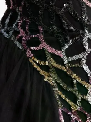 GEMY MAALOUF Beaded Asymmetrical Gown