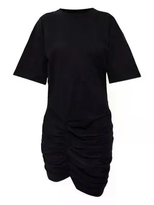 Balmain T-shirt Dress With Ruched Detailing