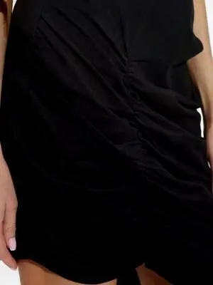 Balmain T-shirt Dress With Ruched Detailing