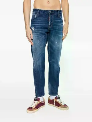 Dsquared2 Distressed Denim Jeans - Blue
